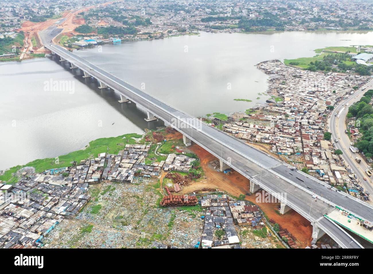 230527 -- ABIDJAN, May 27, 2023 -- This aerial photo taken on May 25 ...