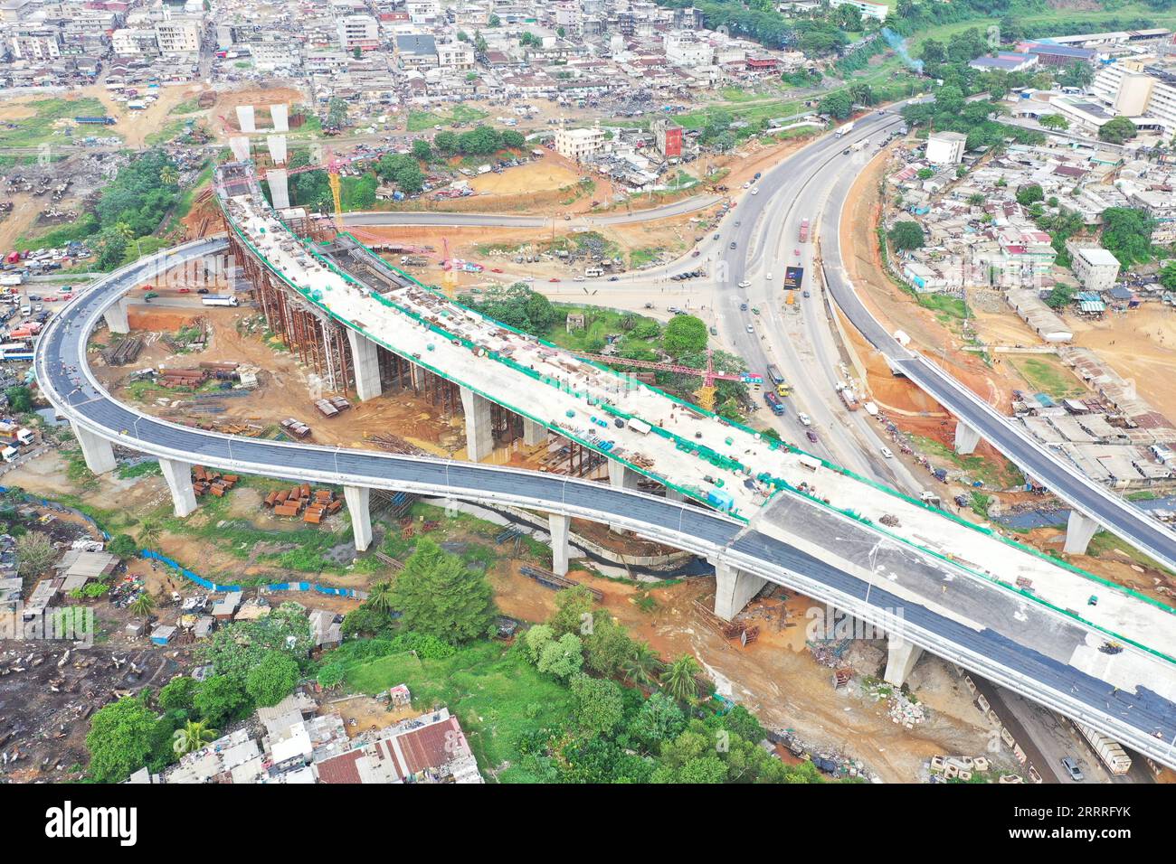 230527 -- ABIDJAN, May 27, 2023 -- This aerial photo taken on May 25 ...