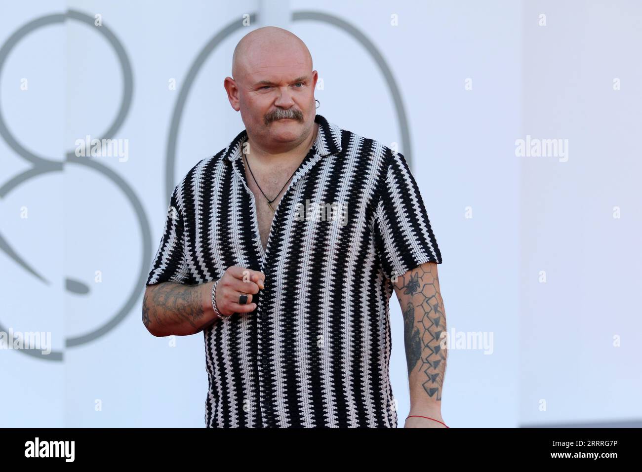 Italy, Lido di Venezia, September 08, 2023: Darko Peric attends a red ...