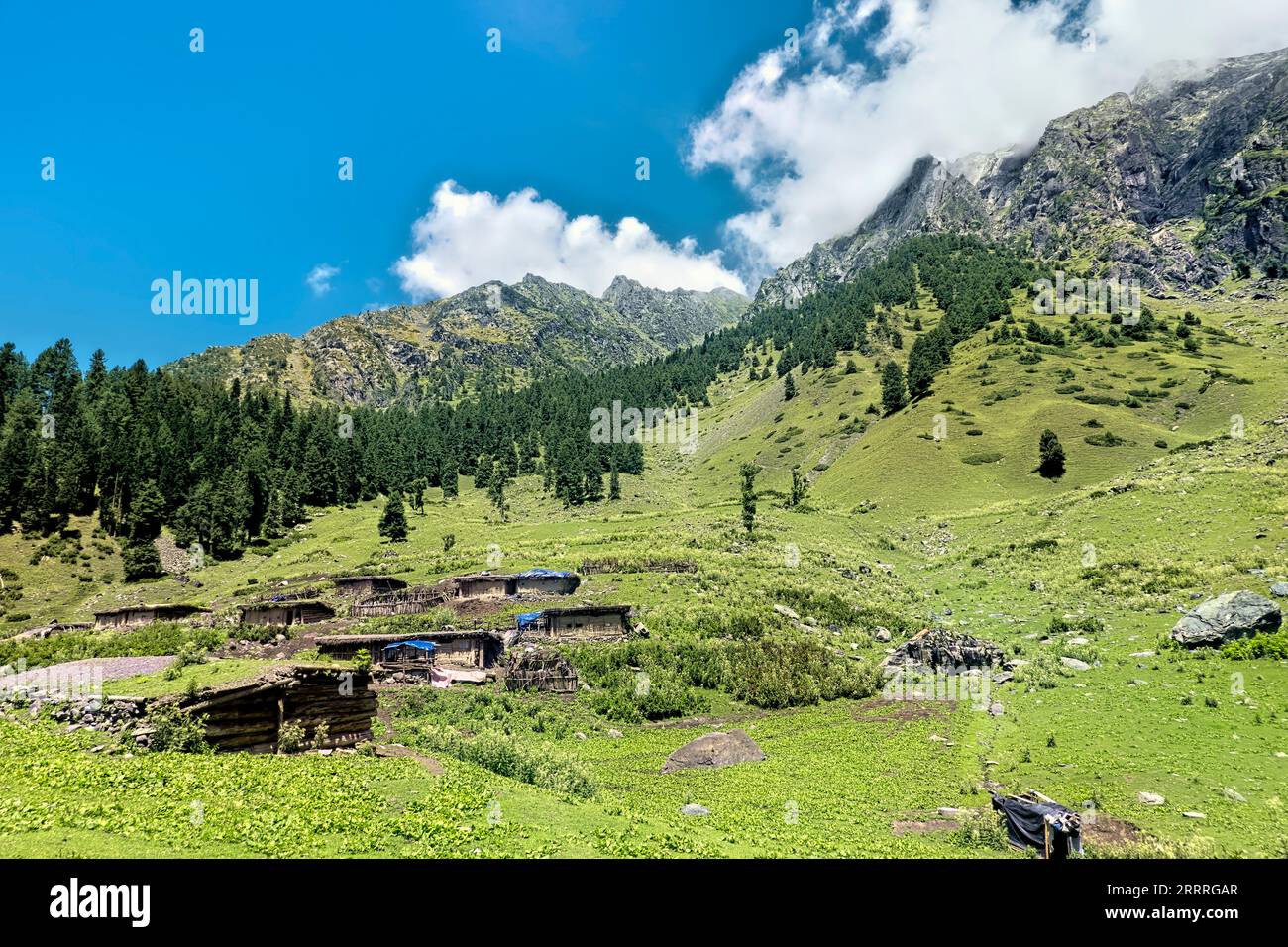 Gashangan (Gaash Angan) shepherd village in the beautiful Aru Valley ...