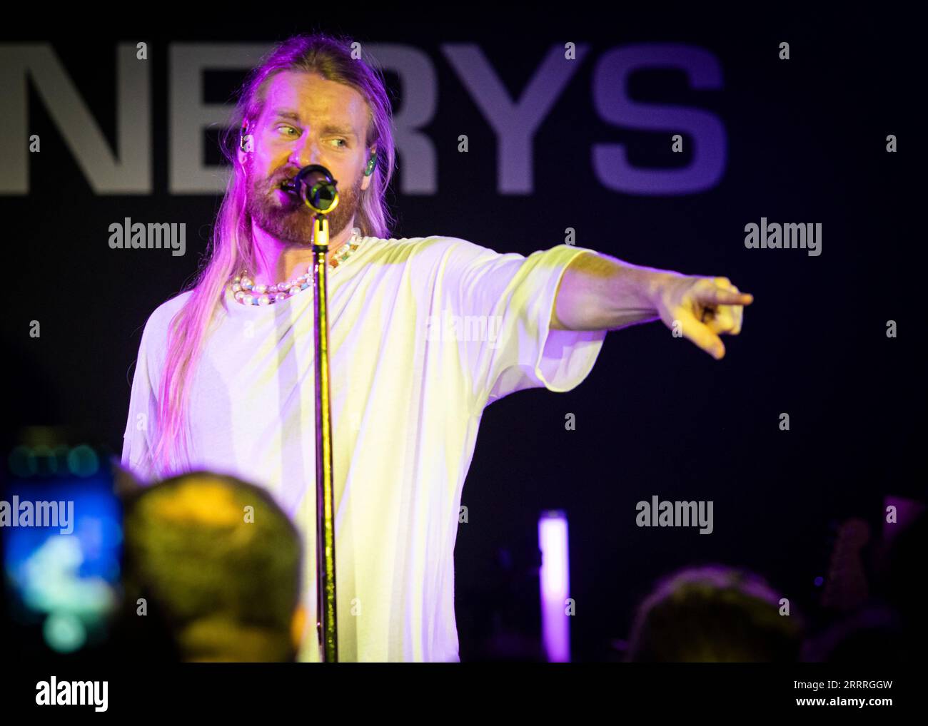 Sam Ryder (UK Eurovision entrant) playing an intimate gig at Chinnerys ...