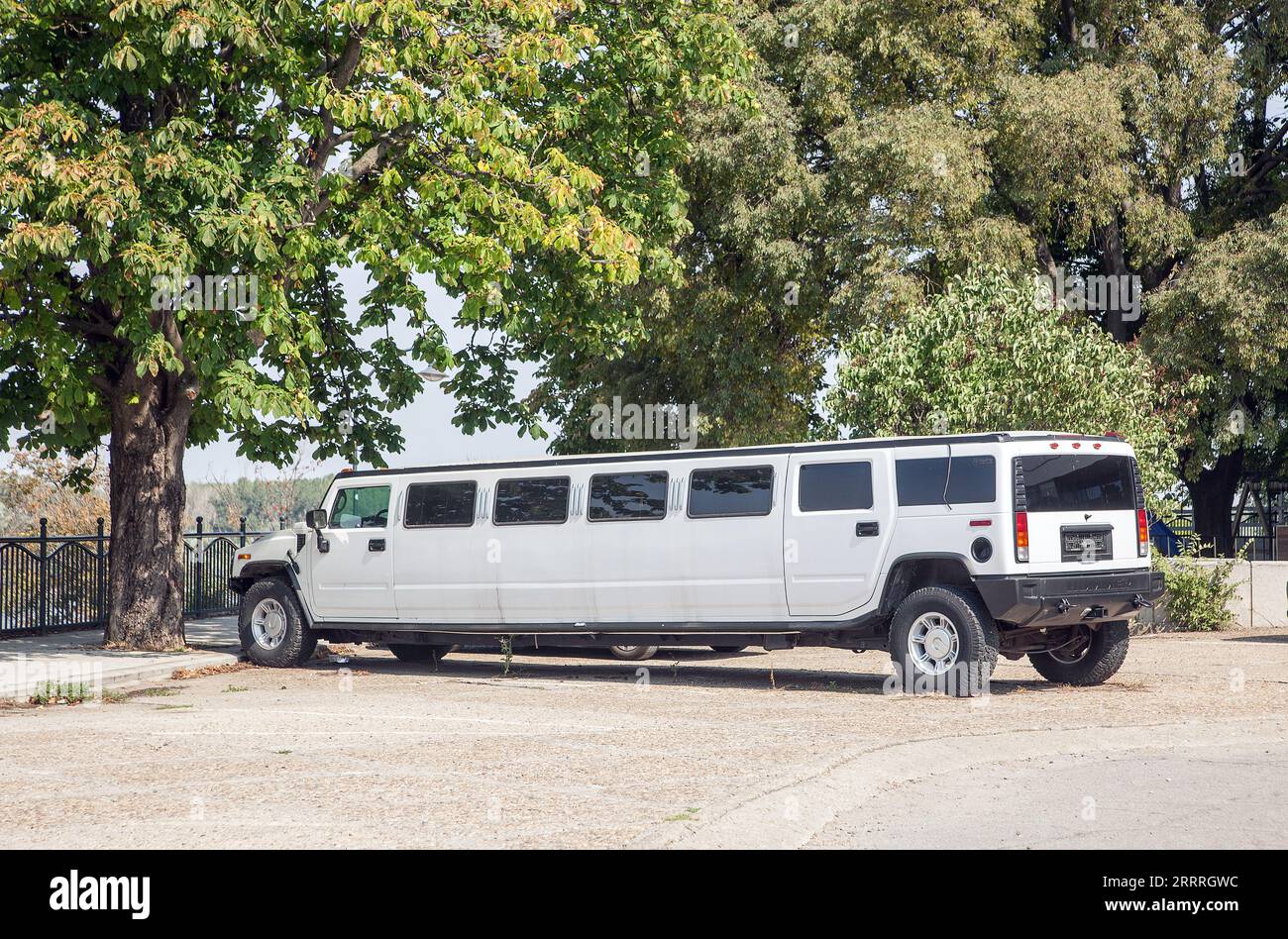 An extra long stretch Hummer limo in Bulgaria Stock Photo - Alamy