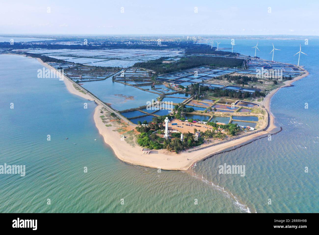 230529 -- ZHANJIANG, May 29, 2023 -- This aerial photo taken on May 27 ...