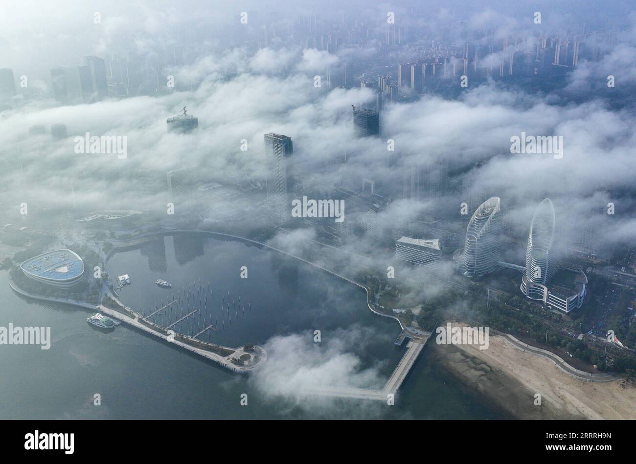 230529 -- ZHANJIANG, May 29, 2023 -- This aerial photo taken on Jan. 13 ...