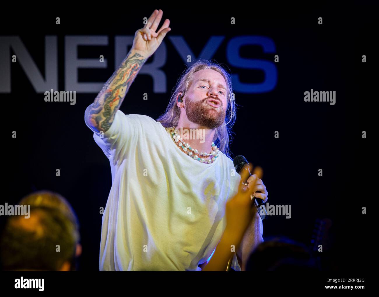 Sam Ryder (UK Eurovision entrant) playing an intimate gig at Chinnerys ...