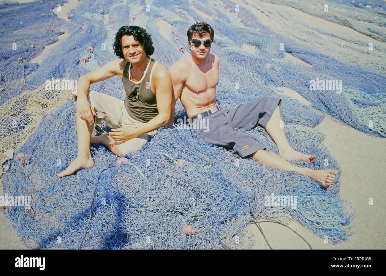 Costa Cordalis, griechisch-deutscher Schlagersänger, mit Sohn Lucas auf ...