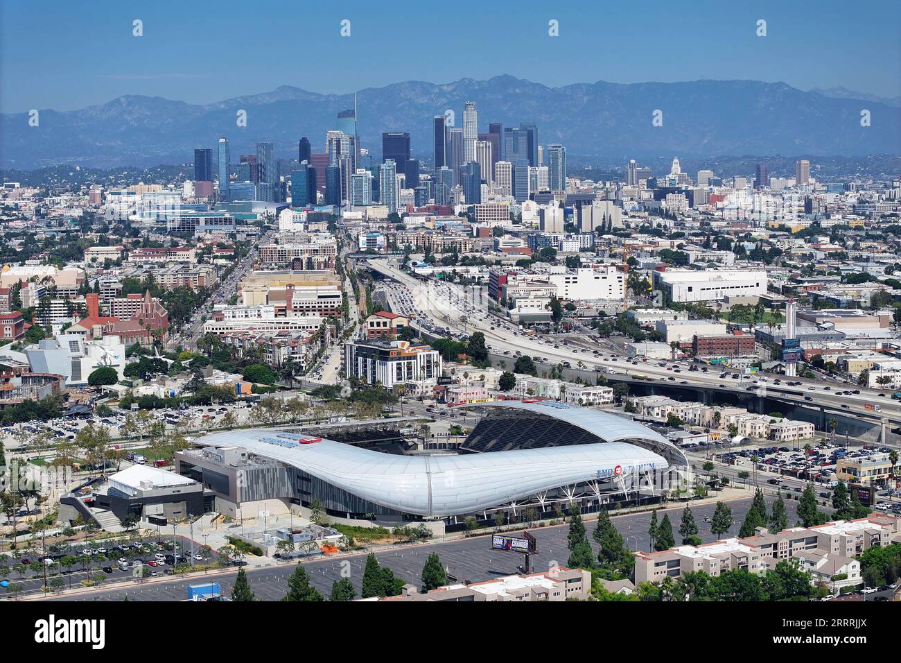 Bmo stadium los angeles aerial hi-res stock photography and images - Alamy
