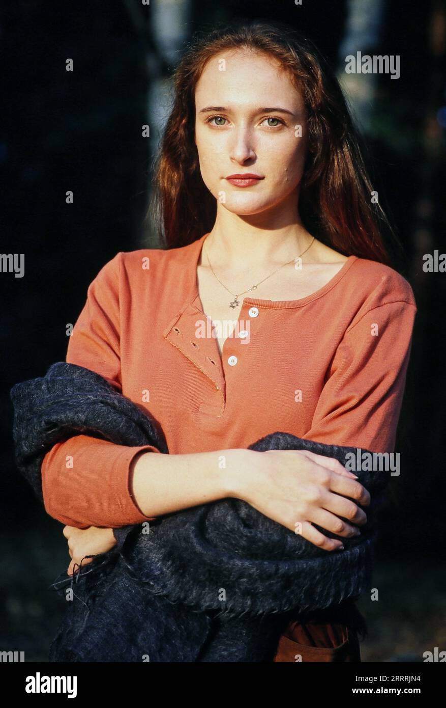 Deborah Kaufmann, deutsche Schauspielerin, bei einem Outdoor ...