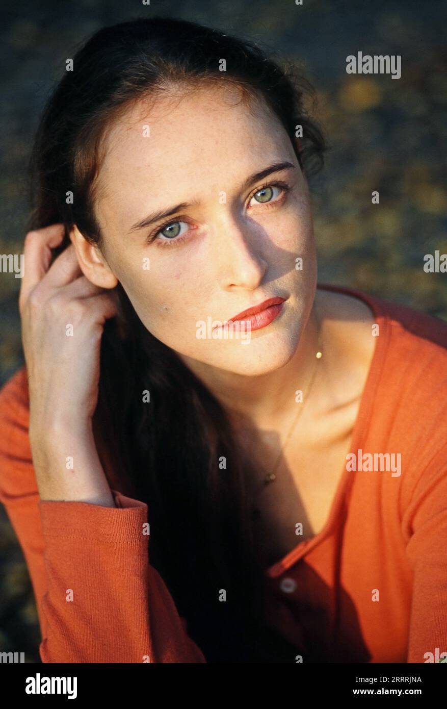 Deborah Kaufmann, deutsche Schauspielerin, bei einem Outdoor ...