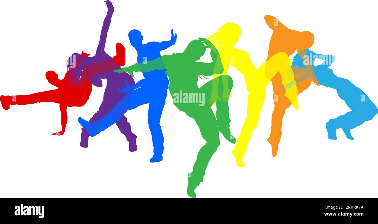 Hip hop poses Stock Vector Images - Alamy