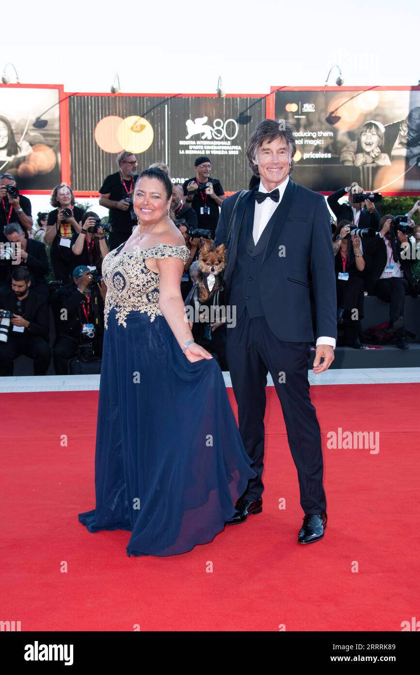 Devin DeVasquez, Ronn Moss 80th Venice Film Festival Red Carpet of the ...