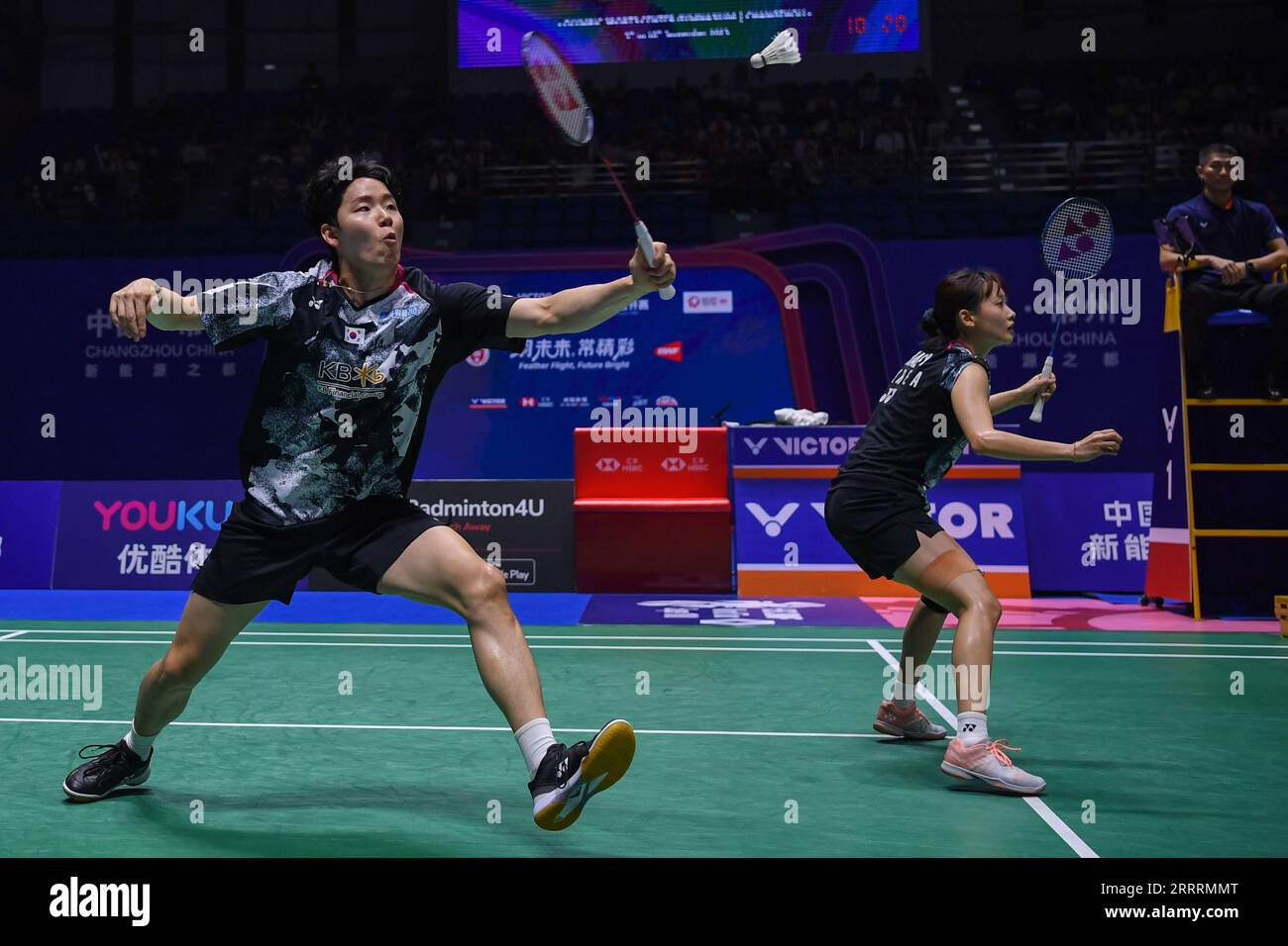 Changzhou, China's Jiangsu Province. 9th Sep, 2023. Seo Seung Jae (L ...