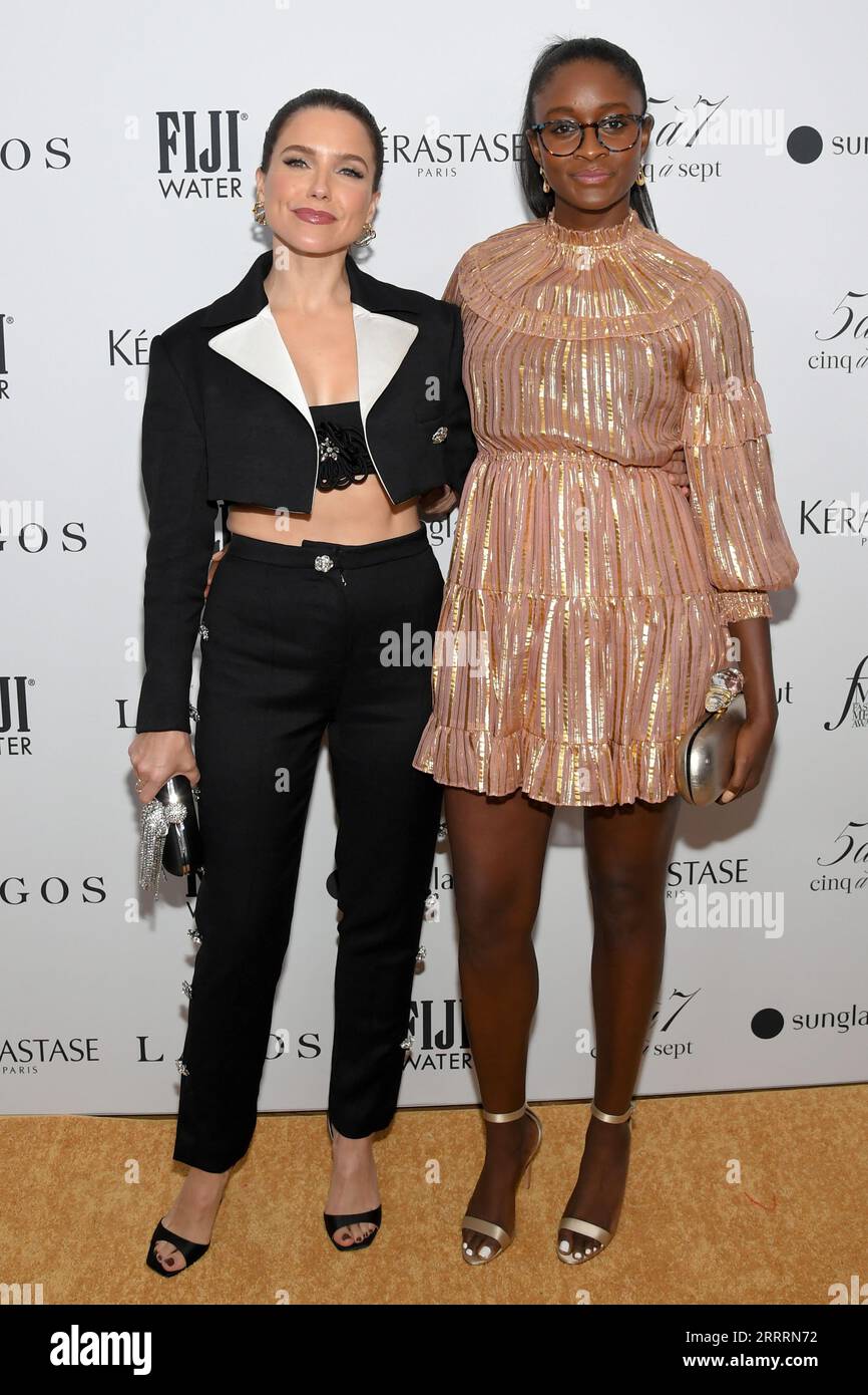 New York, USA. 08th Sep, 2023. Sophia Bush and Nia Linder Batts ...