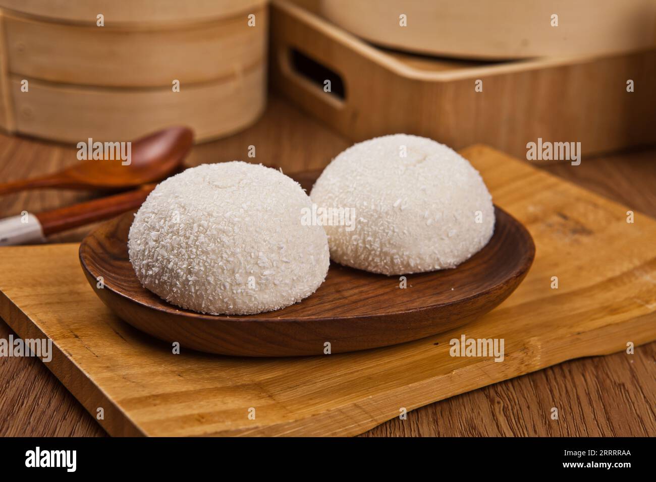 Yoghurt with red Dates bun,chinese bun,bao zi Stock Photo - Alamy