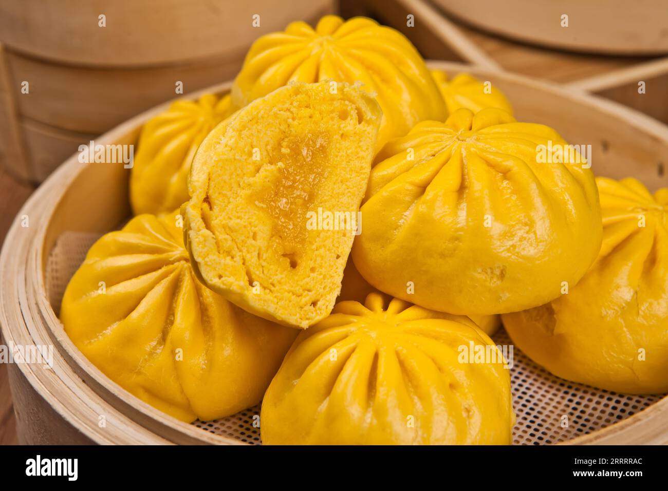 Steamed custard bun hi-res stock photography and images - Alamy
