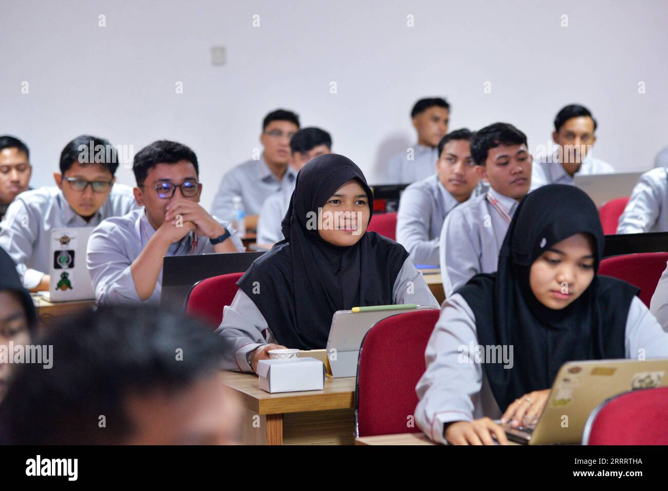 230614 -- JAKARTA, June 14, 2023 -- Nisrina Azzahra Kurniawan C attends a training for emergency ...