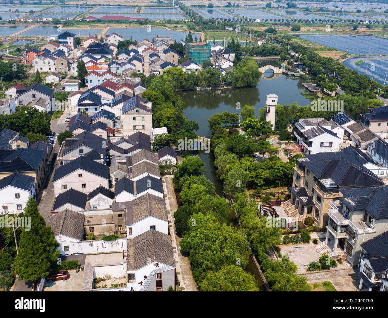 230614 -- HUZHOU, June 14, 2023 -- This aerial photo taken on June 14 ...