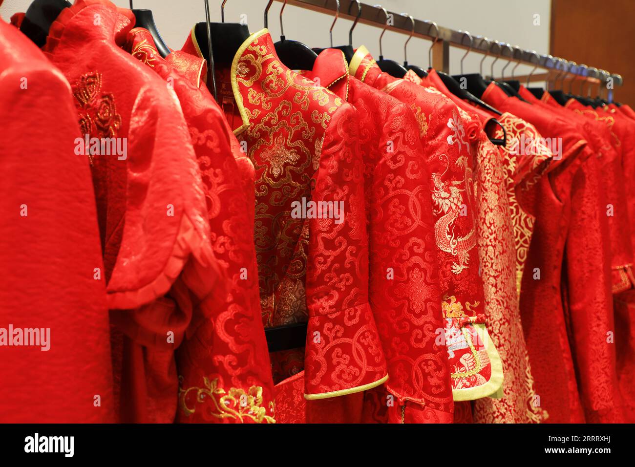 Chinese cheongsam is in the clothing store Stock Photo - Alamy