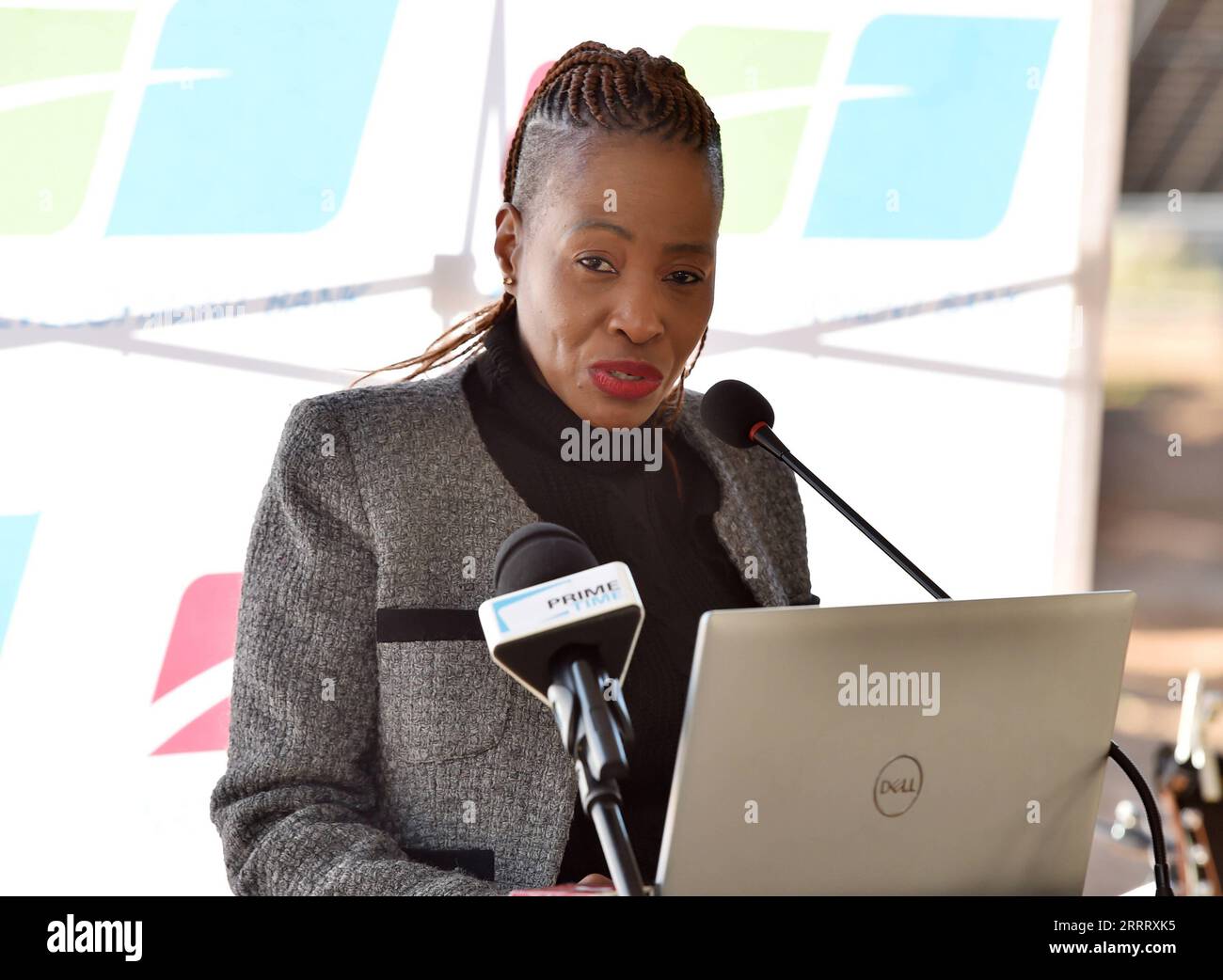 230616 -- GABORONE, June 16, 2023 -- Ogone Madisa, chief executive ...