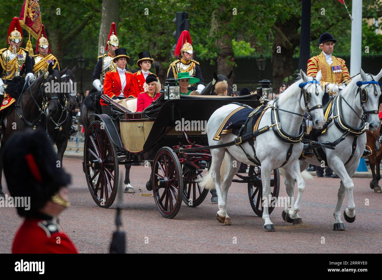 Princess of wales open carriage hi-res stock photography and images - Alamy