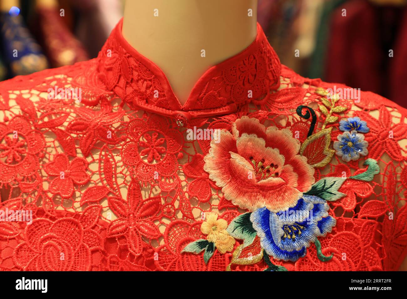 Chinese neckline hi-res stock photography and images - Alamy