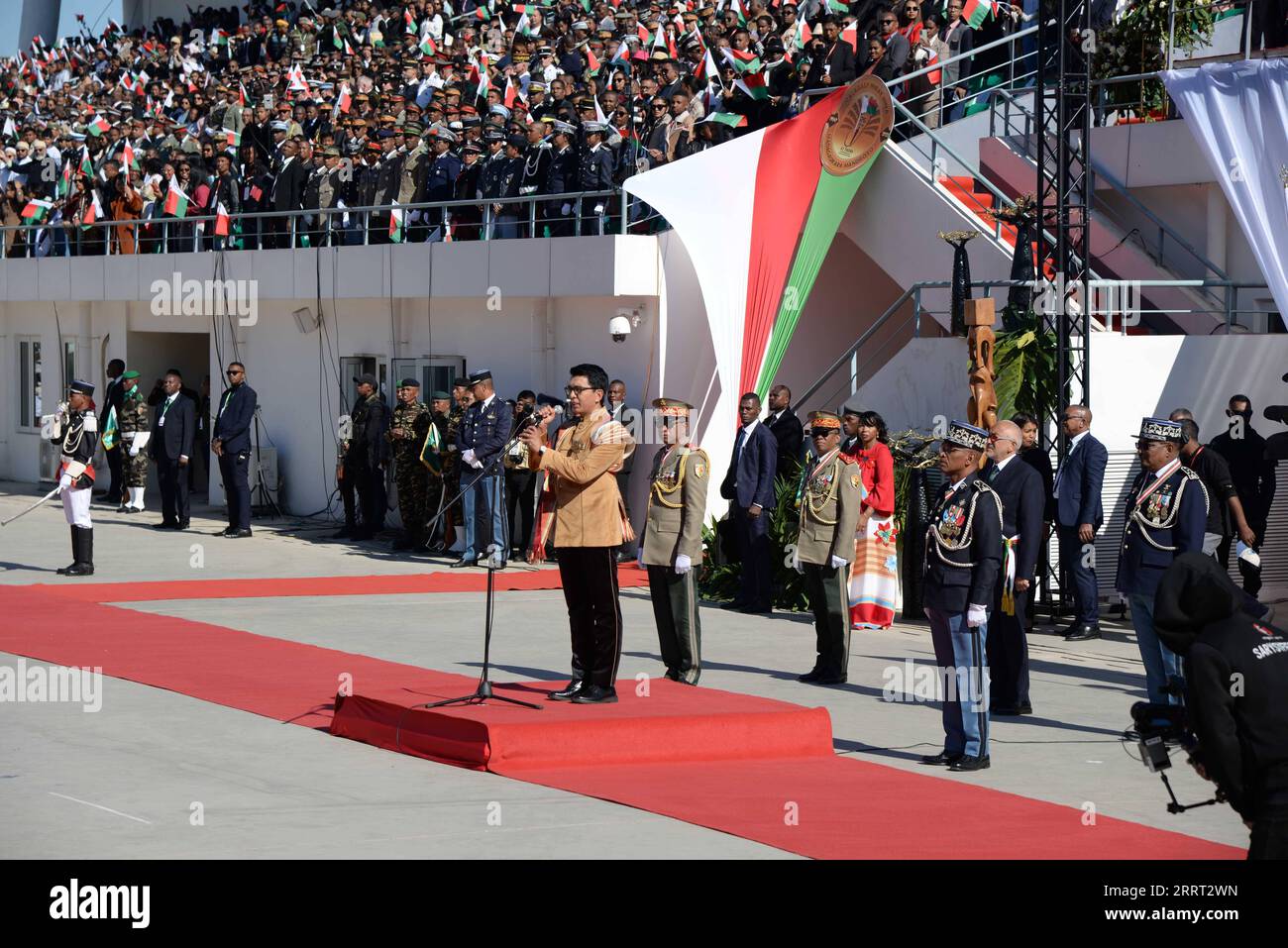 230626 -- ANTANANARIVO, June 26, 2023 -- Malagasy President Andry ...