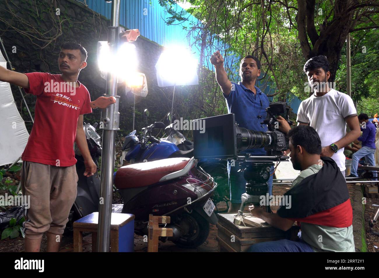 Indian movie shoot hi-res stock photography and images - Alamy