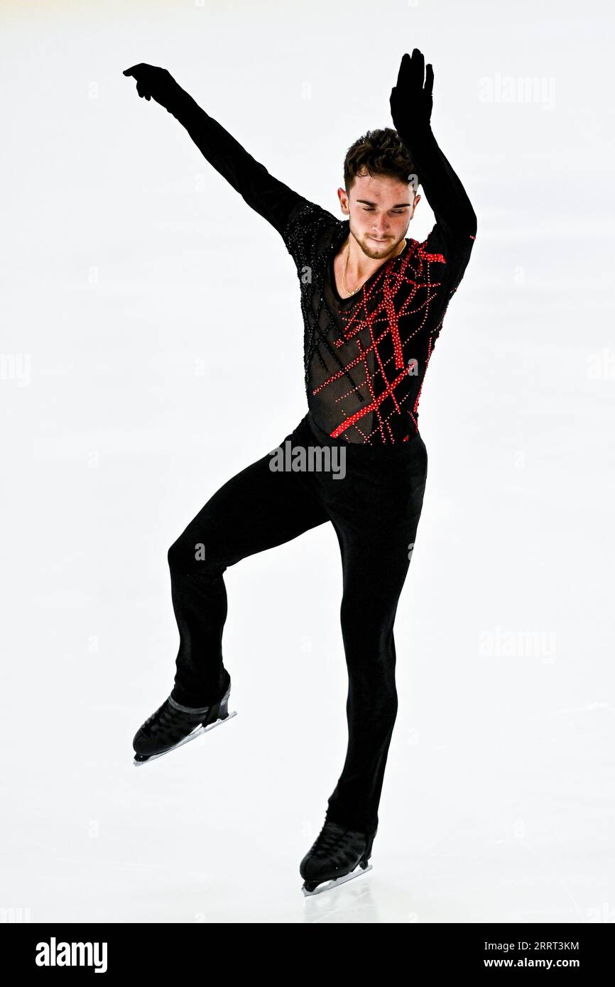 Kornel WITKOWSKI (POL), during Men Short Program, at the Lombardia ...