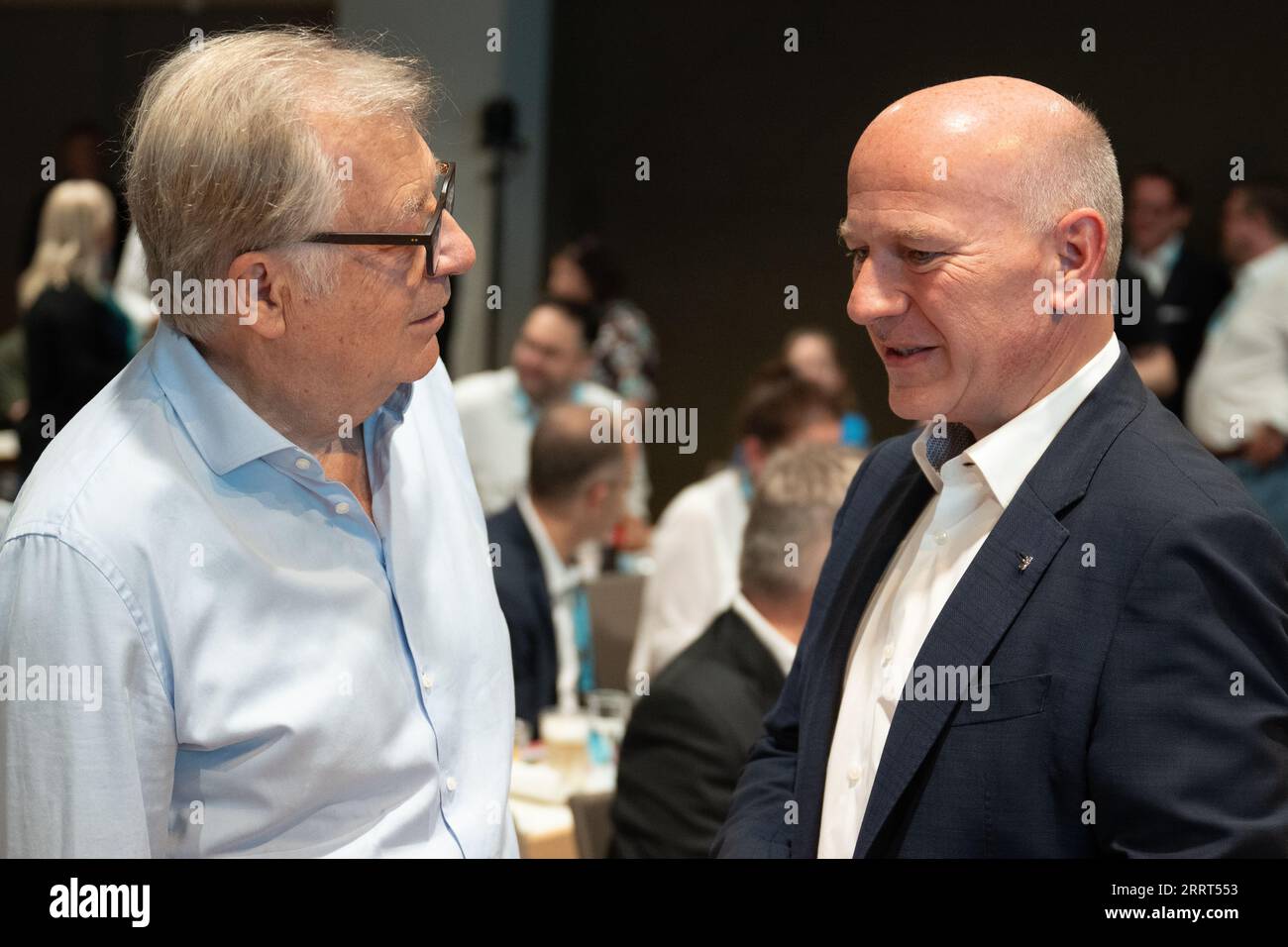 Berlin, Germany. 09th Sep, 2023. Eberhard Diepgen (CDU, l), former ...