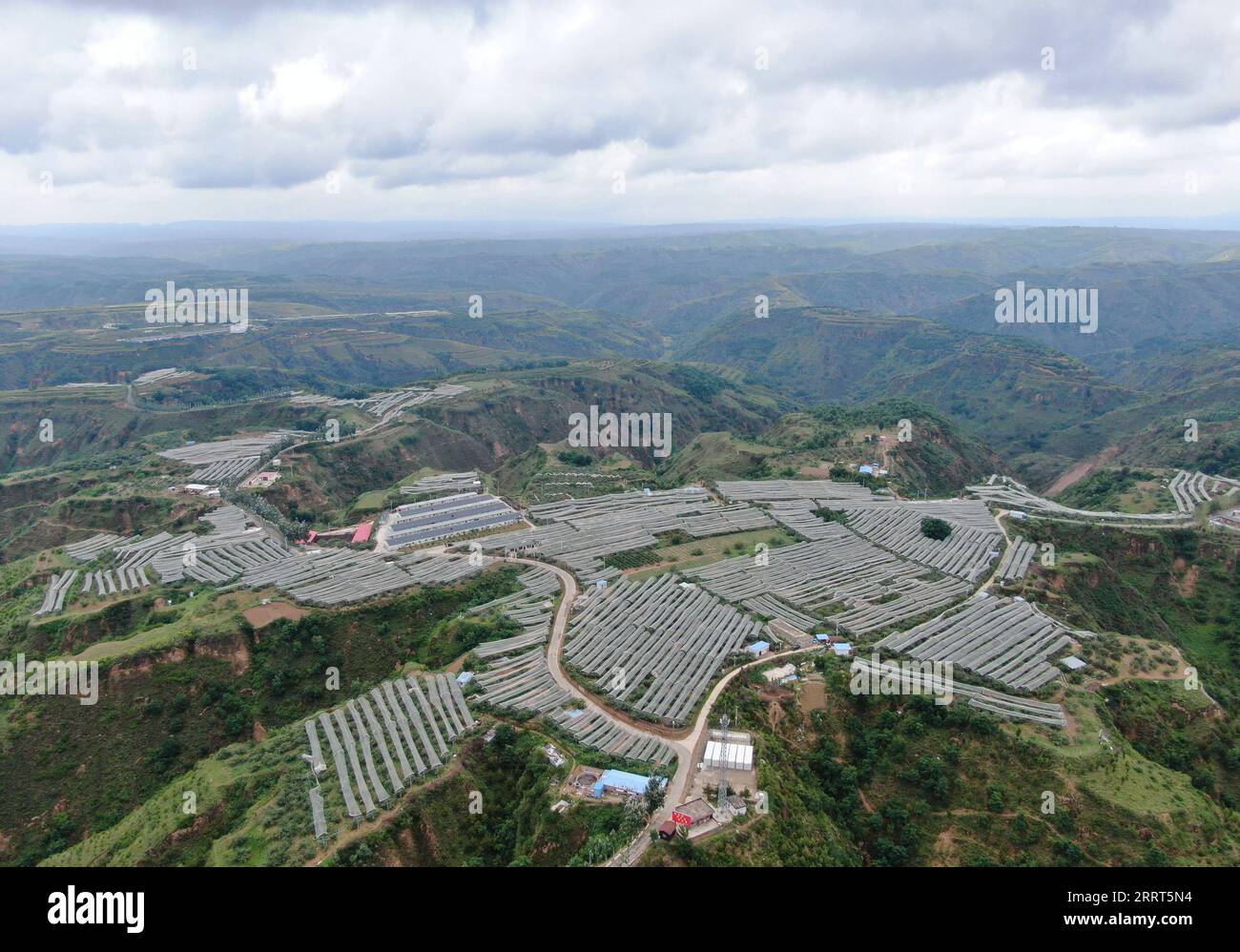 230630 -- YAN AN, June 30, 2023 -- This aerial photo taken on June 28 ...