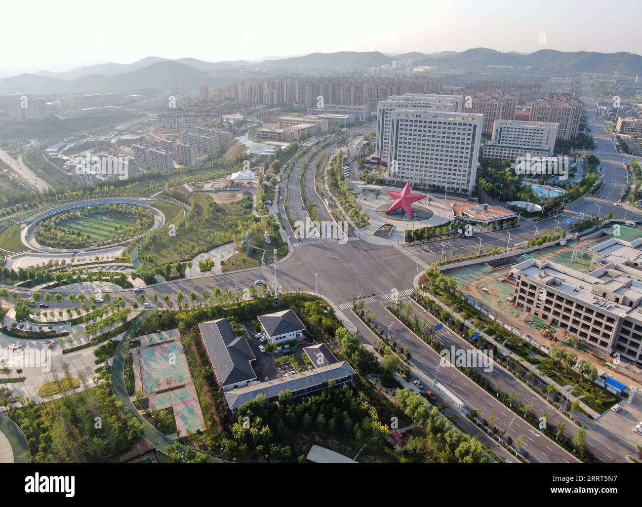 230630 -- YAN AN, June 30, 2023 -- This aerial photo taken on June 26 ...