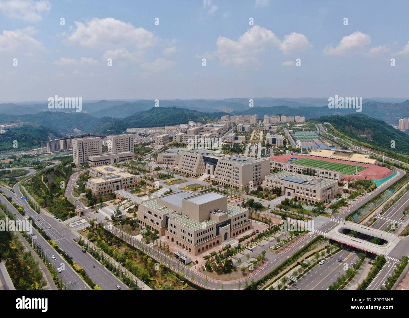 230630 -- YAN AN, June 30, 2023 -- This aerial photo taken on June 27 ...