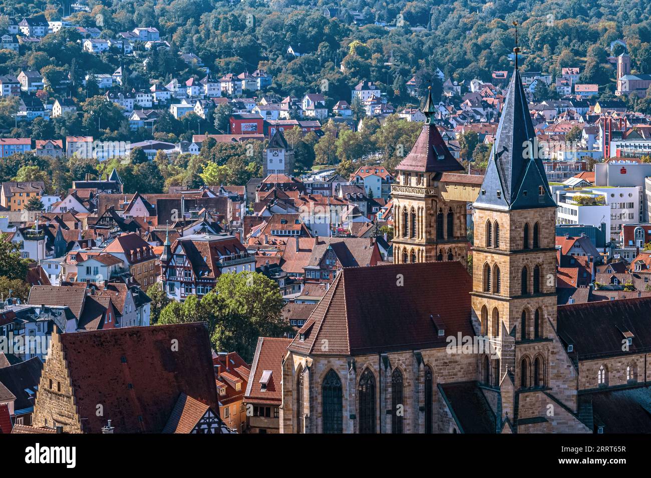 BADEN-WUERTTEMBERG : ESSLINGEN AM NECKAR - ST. DIONYSIUS Stock Photo ...