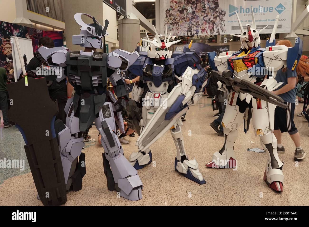 230702 -- LOS ANGELES, July 2, 2023 -- Anime fans dressed up as comic ...