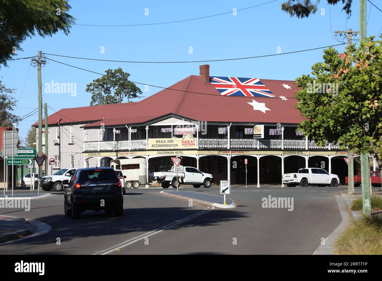 Caledonian Hotel, 40 George Street, Singleton NSW 2330 Stock Photo - Alamy