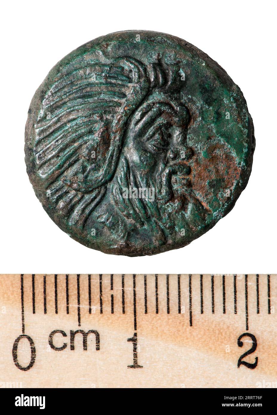 Ancient copper coin of the Bosporan kingdom. Tetrahalk. Obverse ...