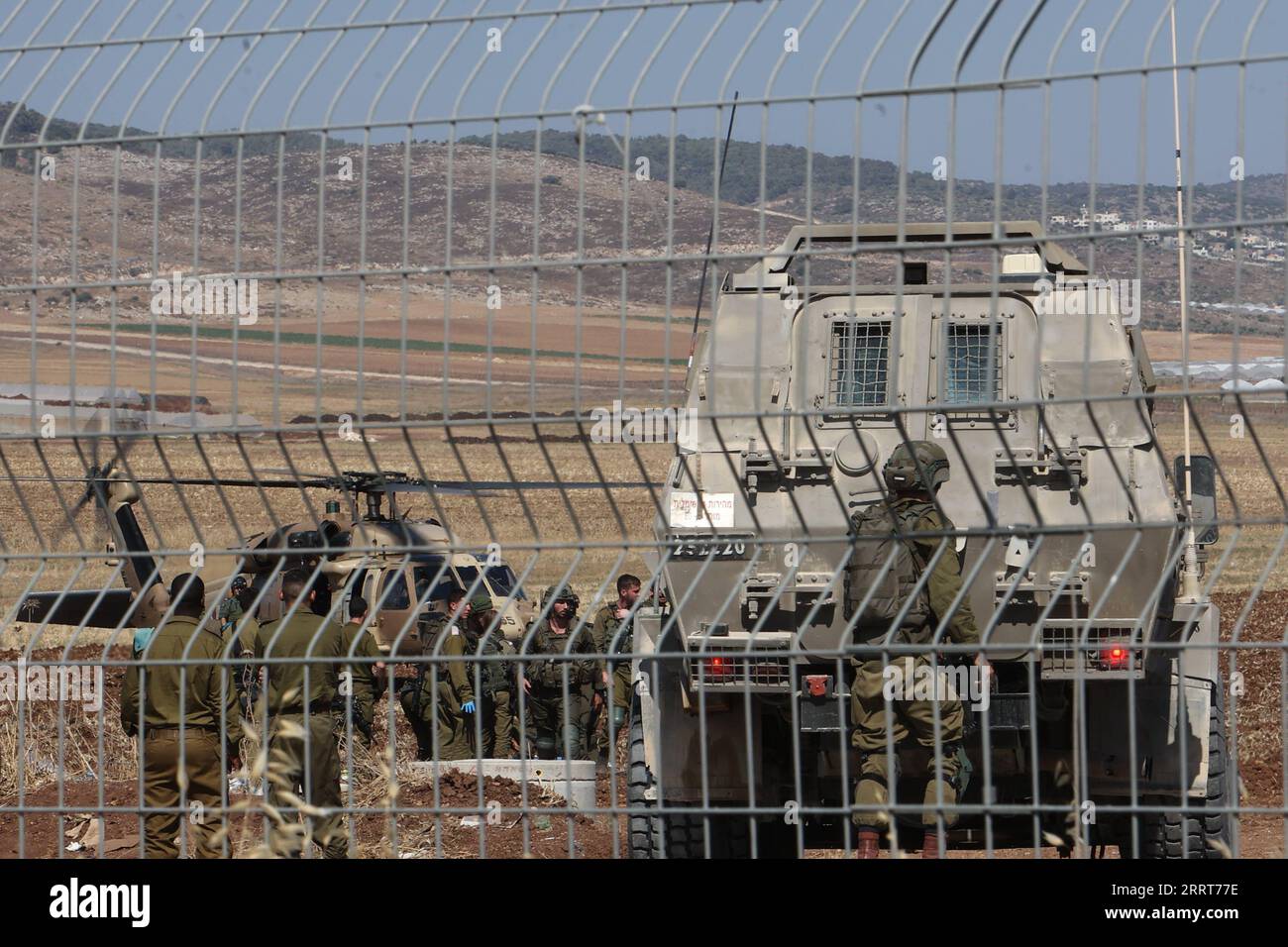 230703 -- JENIN, July 3, 2023 -- Israeli troops evacuate an injured ...