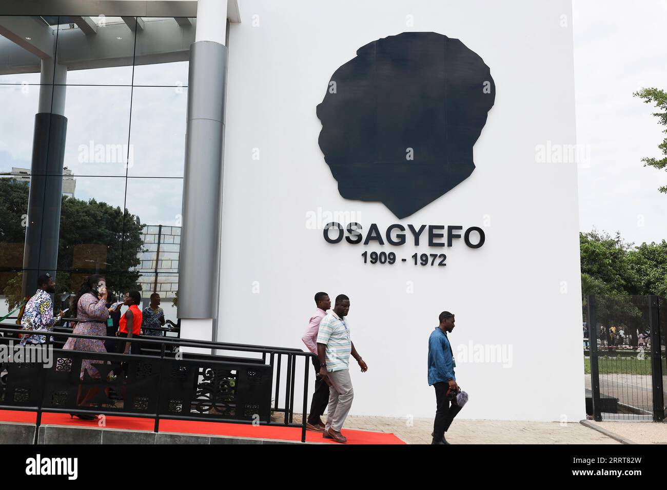 230705 -- ACCRA, July 5, 2023 -- Tourists visit the Kwame Nkrumah ...