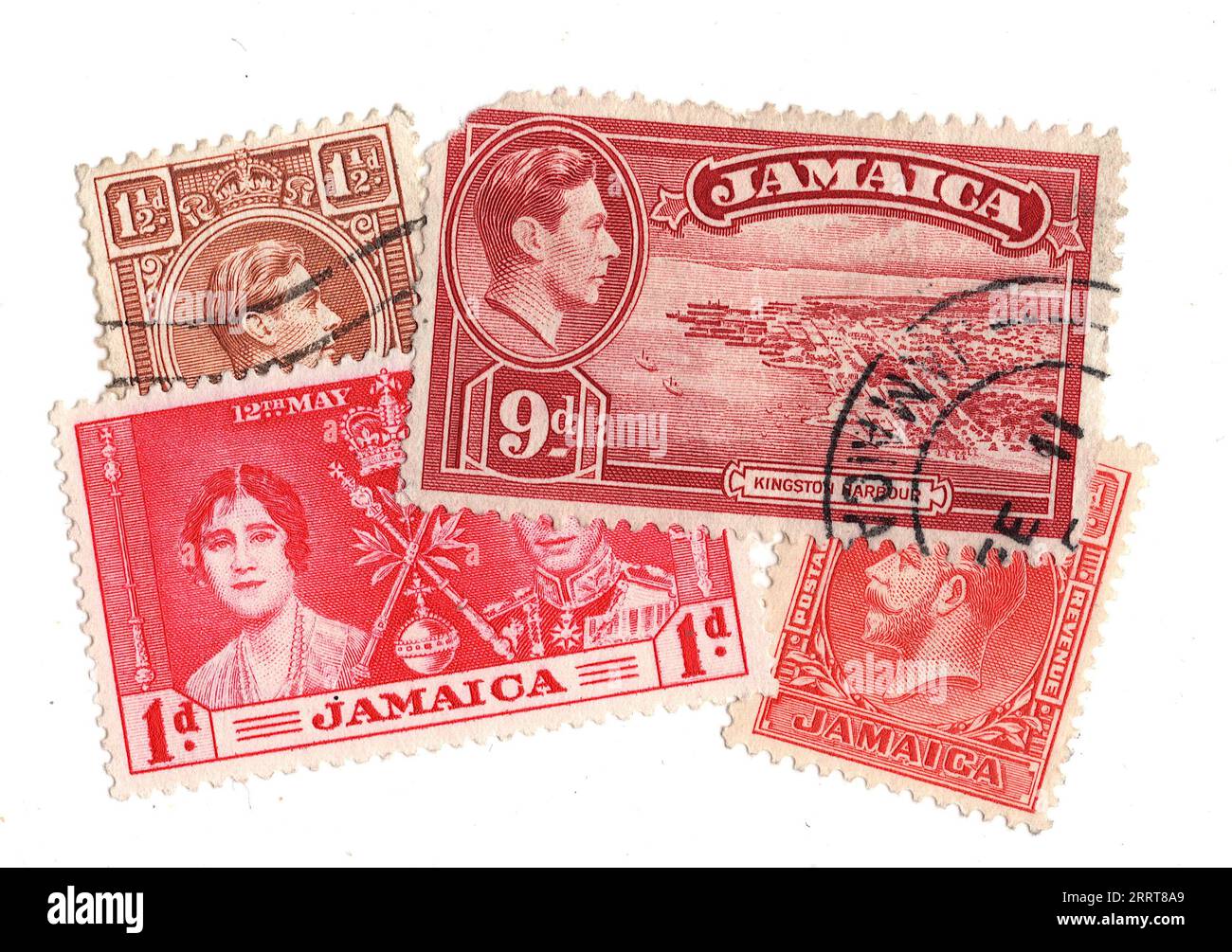 Postage stamp jamaica Cut Out Stock Images & Pictures - Alamy