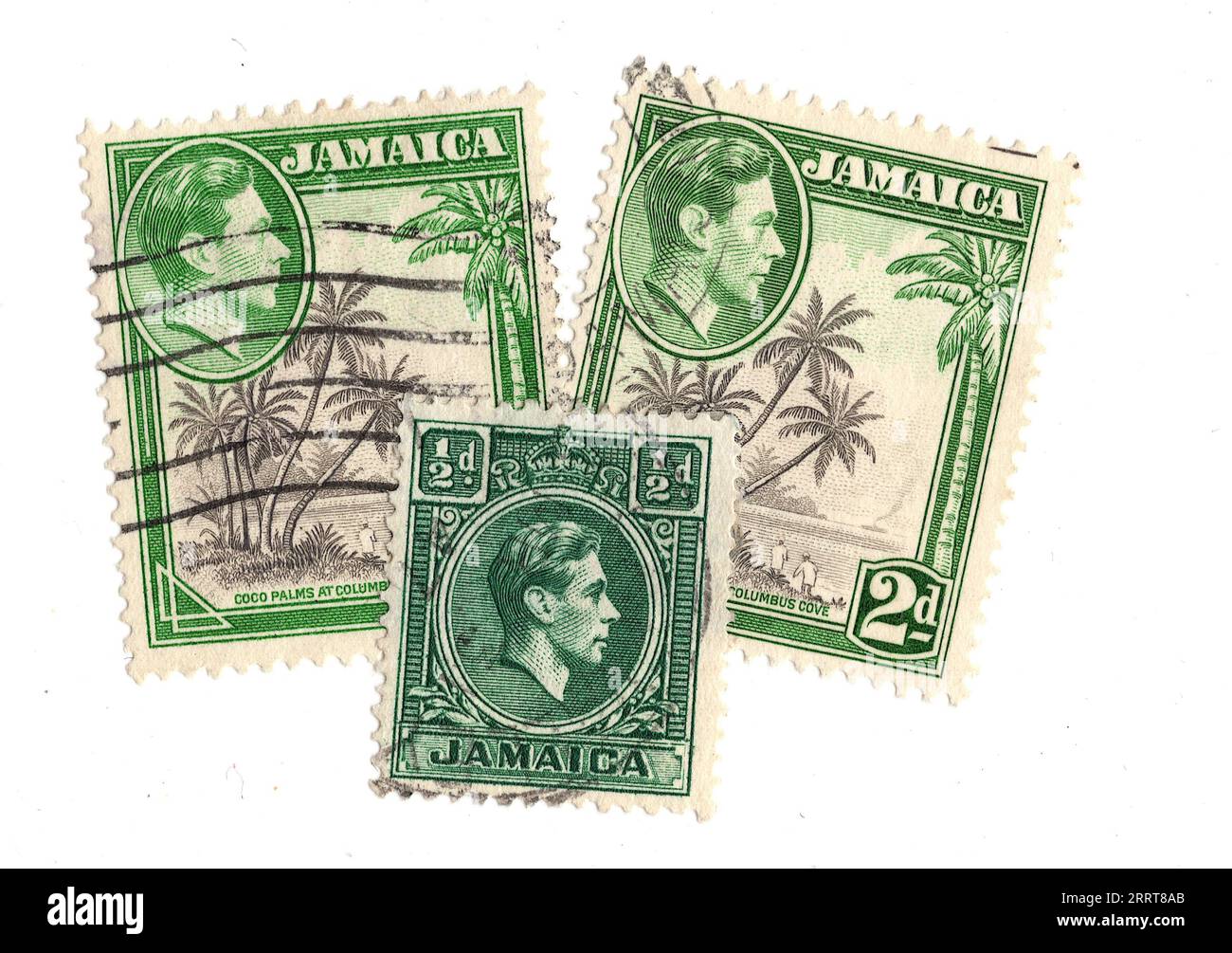Postage stamp jamaica Cut Out Stock Images & Pictures - Alamy