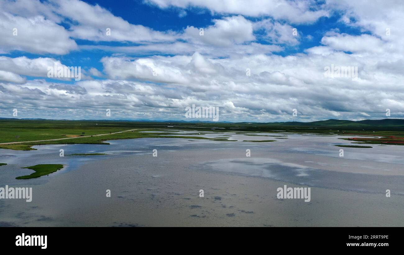 Wetlands and plateau and qinghai tibet plateau hi-res stock photography ...
