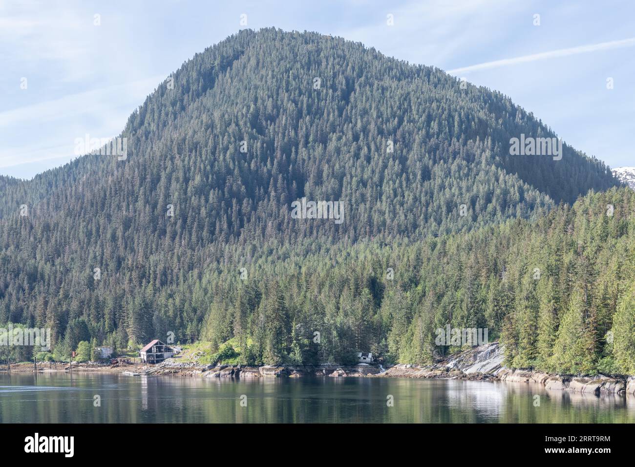 Butedale ghost town on Princess Royal Island, British Columbia, Canada ...