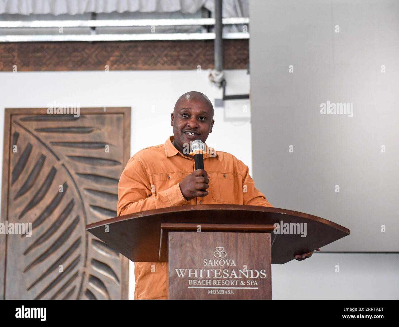 230710 -- MOMBASA, July 10, 2023 -- Darius Mogaka Ogutu, director of ...