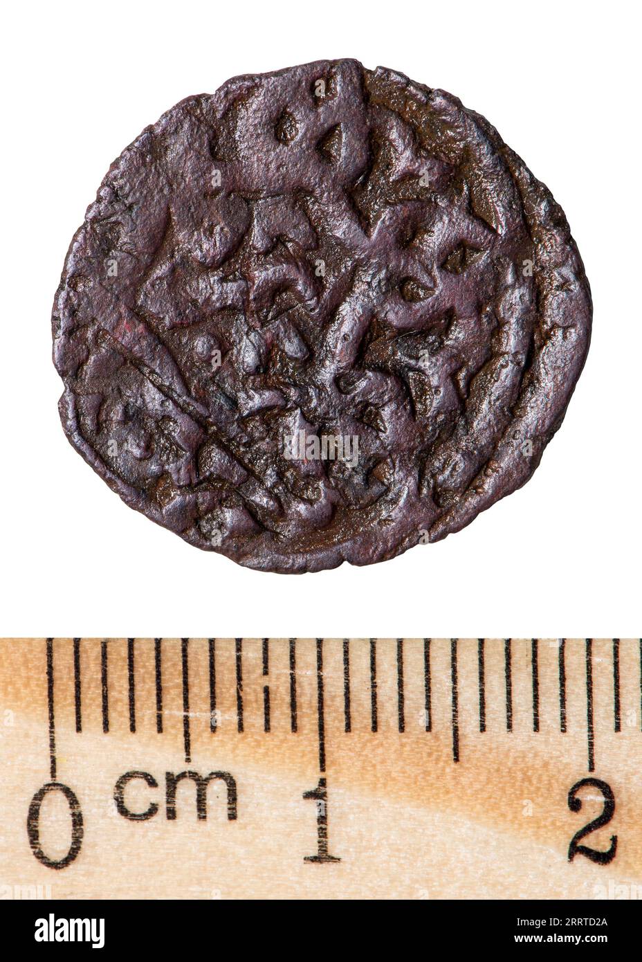 A copper ancient coins times of the Golden Horde. Chorasmia. Reverse ...