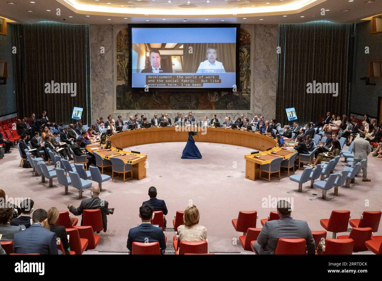 230718 -- UNITED NATIONS, July 18, 2023 -- The UN Security Council ...