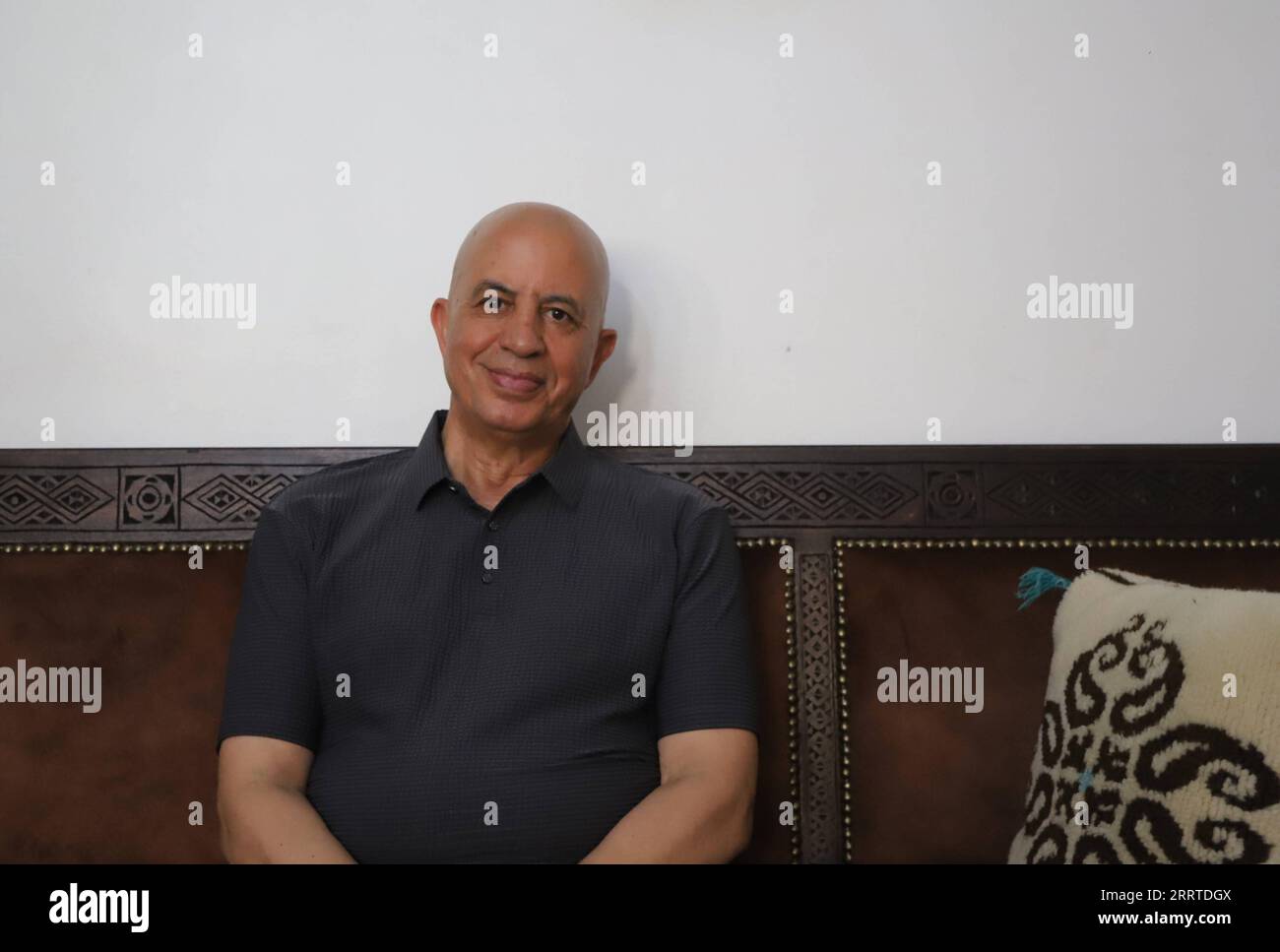 230719 -- ALGIERS, July 19, 2023 -- Smail Debeche, president of the ...