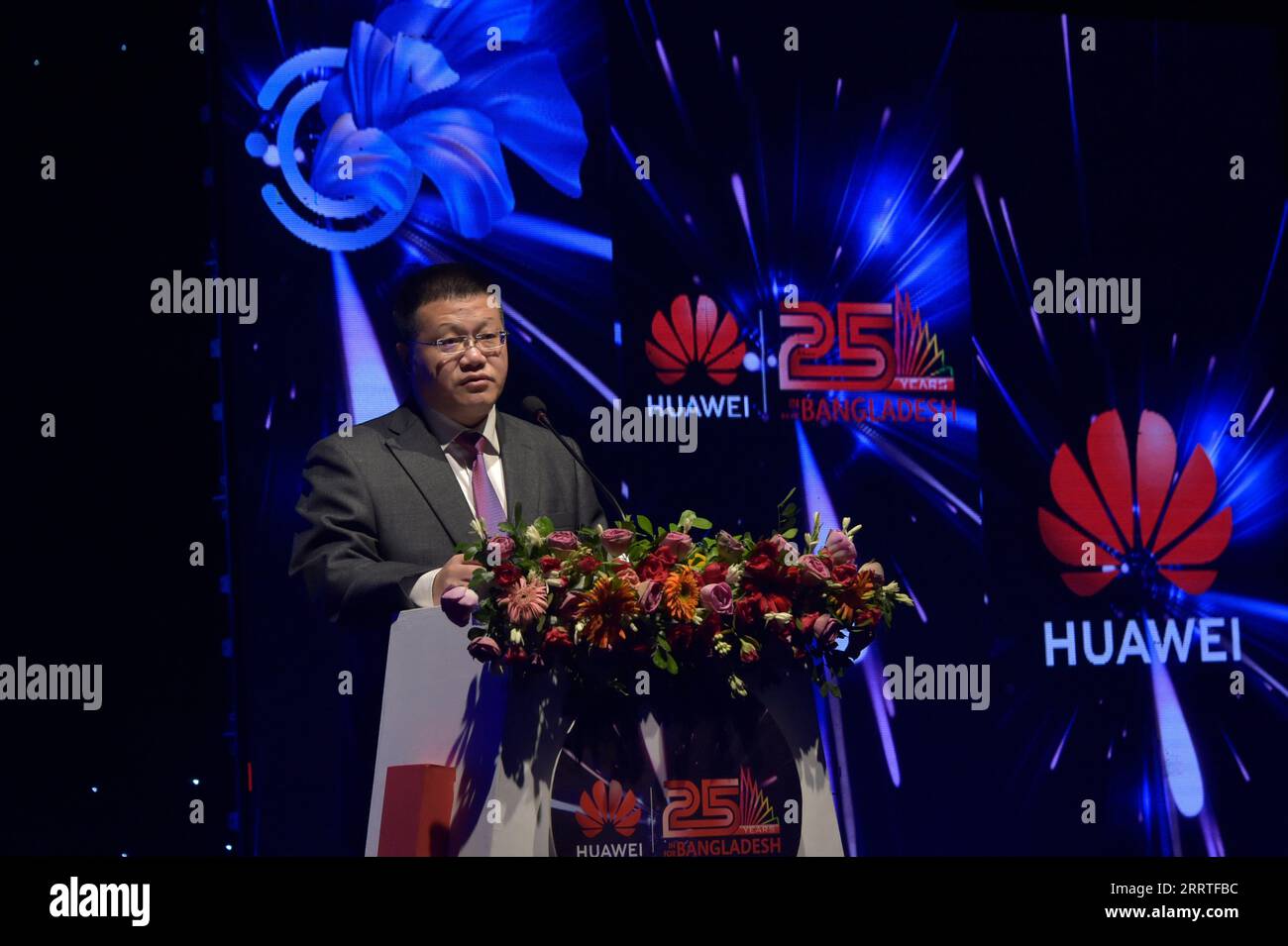 230722 -- DHAKA, July 22, 2023 -- Yao Wen, Chinese ambassador to ...