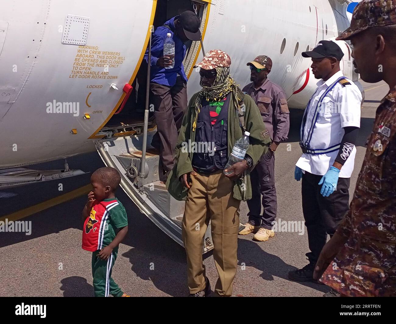 230723 -- ENTEBBE, July 23, 2023 -- Former fighters of Lord s ...