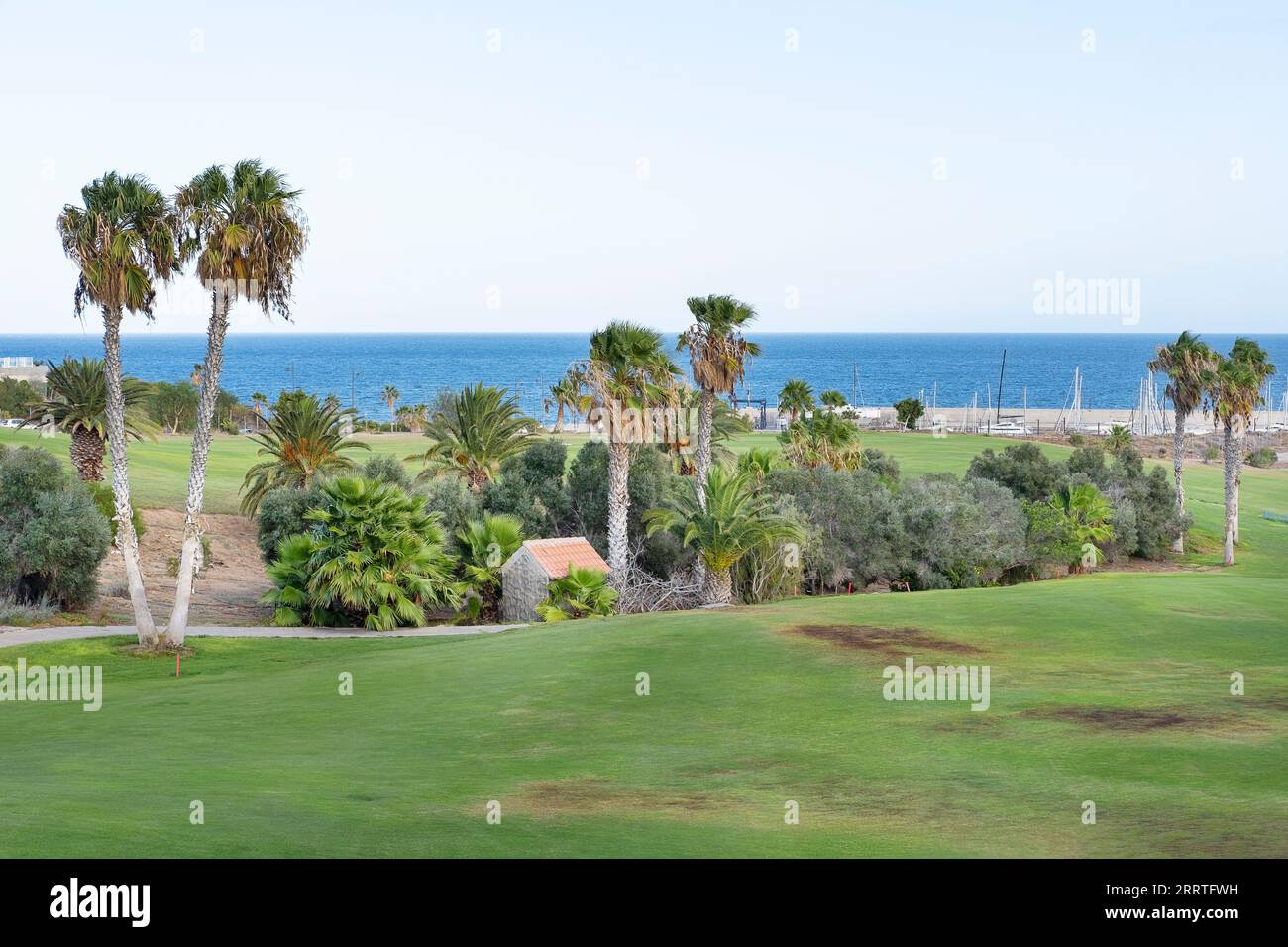 Extensive 18 holes golf courses spreading between the tranquil resort ...