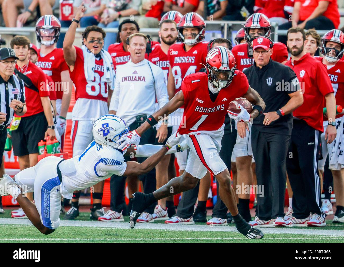Bloomington, United States. 08th Sep, 2023. Indiana Hoosiers wide ...